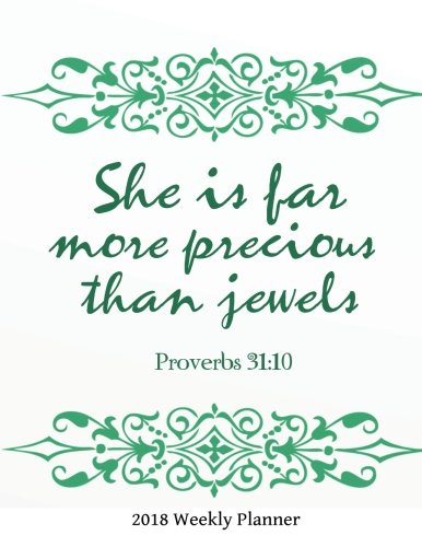 2018 Weekly Planner: 8.5" x 11" Monthly Daily Planner Calendar Schedule ...