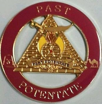 Shriner Past Potentate Maroon Cut Out Car Emblem, Decals, Magnets ...