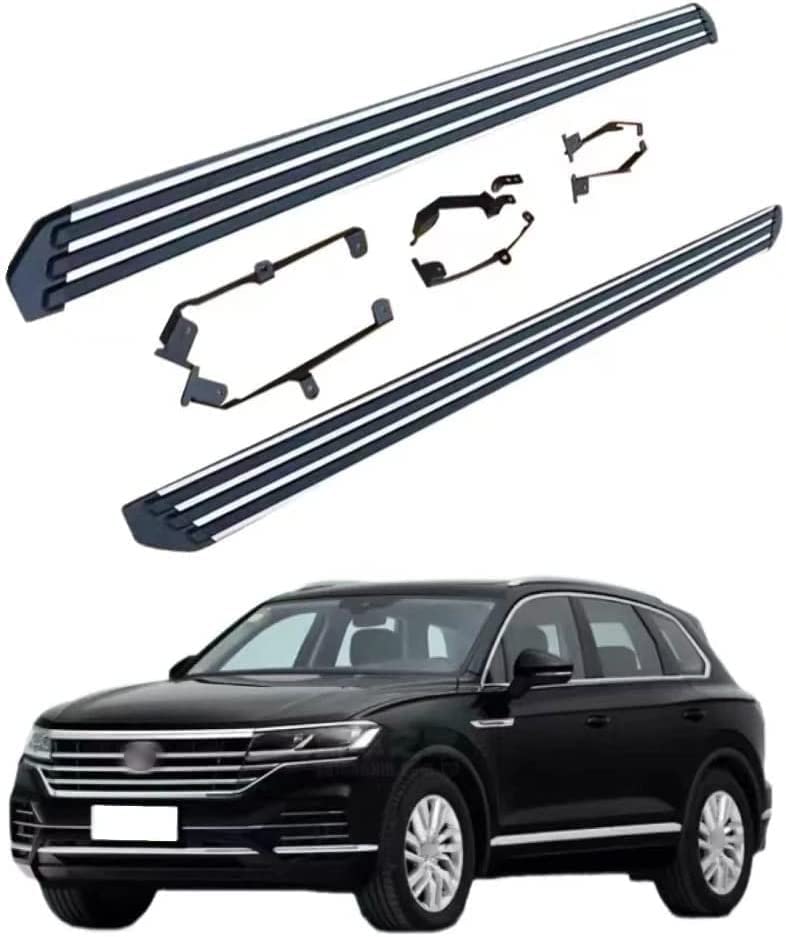 Buy MAGII Car Side Skirts for Volkswagen VW Touareg 2019+, Car Running ...