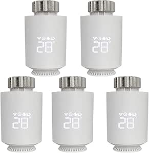 WYGBMZL Radiator Valve Radiator Actuator Thermostat Intelligent TRV ...