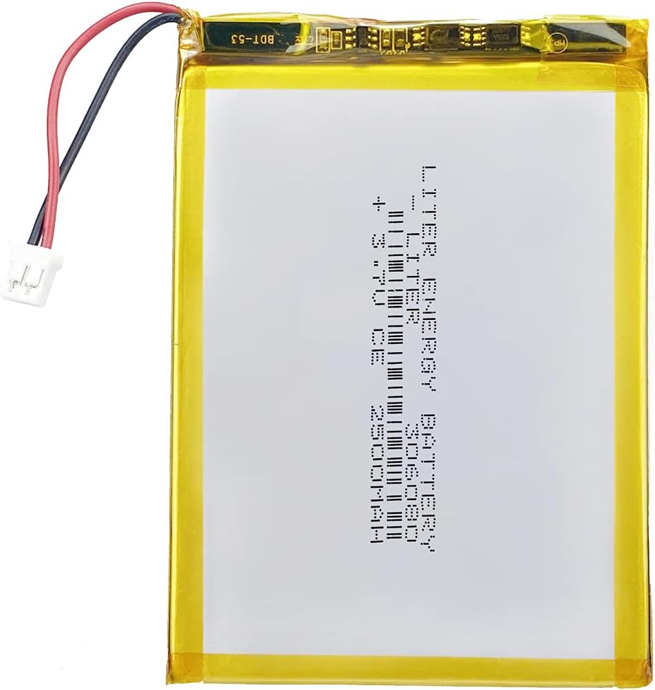 Amazon.com: YDL 3.7V 2500mAh 505573 Lipo Battery Rechargeable Lithium ...