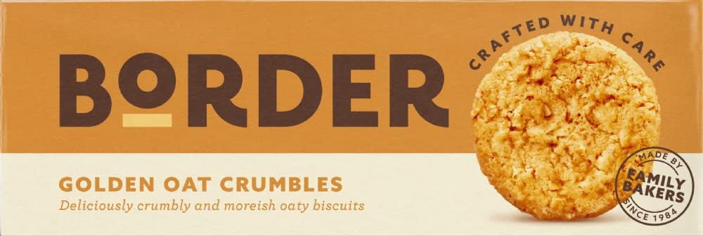 BORDER GOLDEN OAT CRUMBLES 135G - 12 PACK : Amazon.co.uk: Grocery