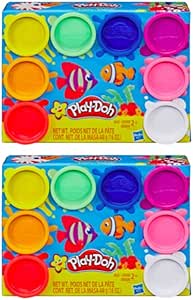 Amazon.com: Play-Doh Rainbow | 8 Pack Bundle | 2-8 Packs of Rainbow ...