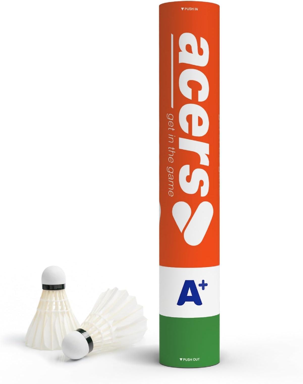 Yonex Aerosensa 2 Feather Badminton Shuttlecocks (White, Medium Speed ...