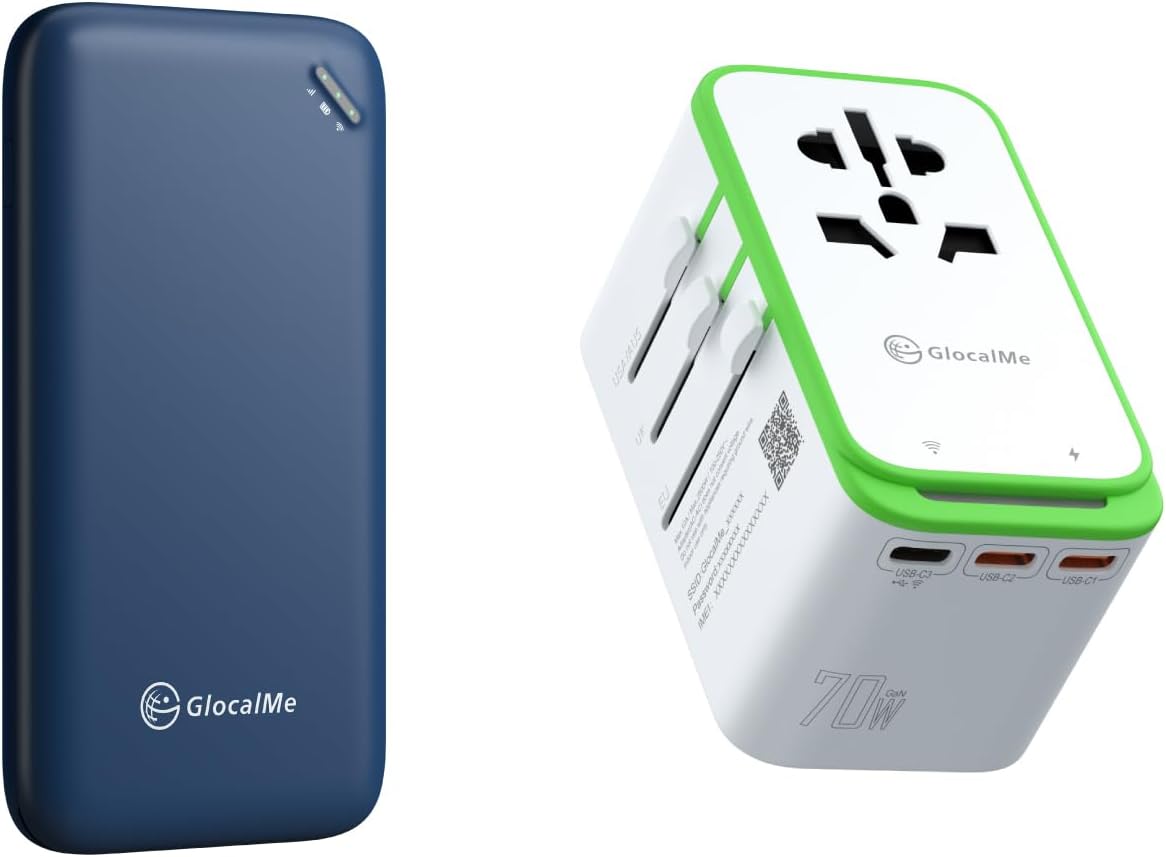 Amazon.com: GlocalMe UPP 4G LTE Mobile Hotspot and RoamPlug Universal ...