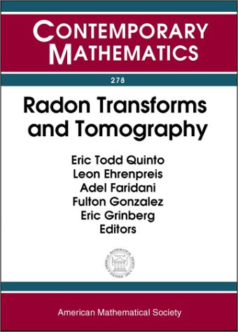 Amazon.com: Radon Transforms and Tomography: 9780821821350: Quinto ...