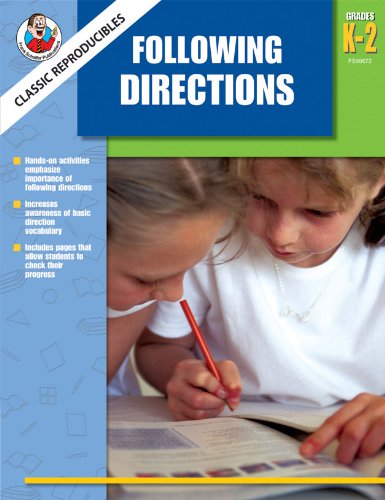 Following Directions, Grades K - 2 (Classic Reproducibles): Frank ...