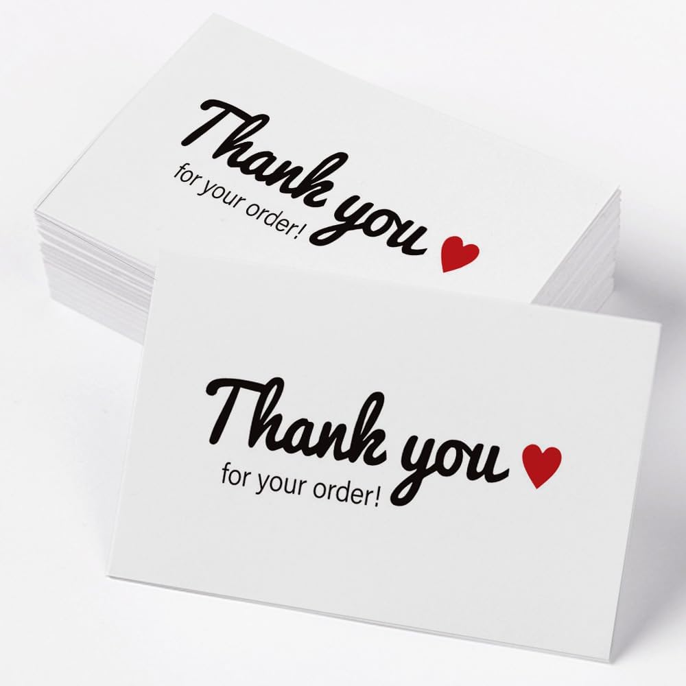 Amazon.com : Lannso Thank You Cards Small Business, 120 PCS 6 Styles ...