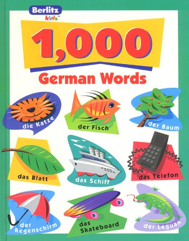 1,000 German Words: Berlitz Publishing: 9782831565507: Amazon.com: Books
