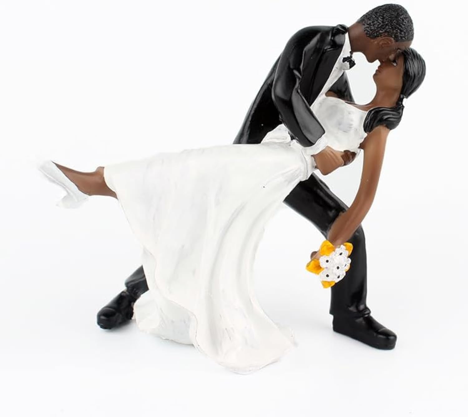 Amazon.com: SCHOLMART African Wedding Cake Toppers Bride and Groom ...