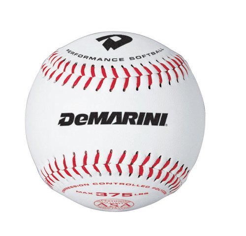 DeMarini ASA Adult Slow-Pitch Ball 12" Polycore Cushion Cork Center ...