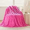 Amazon.com: NEWCOSPLAY Super Soft Throw Blanket Hot Pink Premium Silky ...