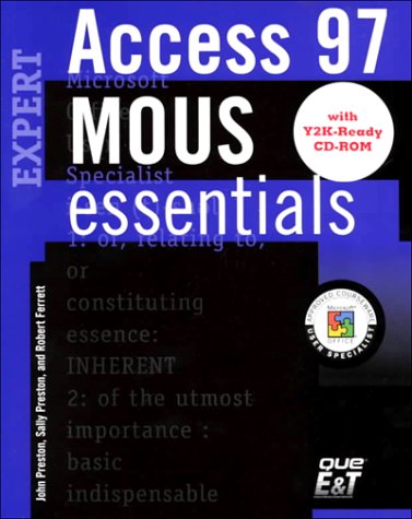 Buy MOUS Essentials Access 97 Expert, Y2K Ready Book Online at Low ...