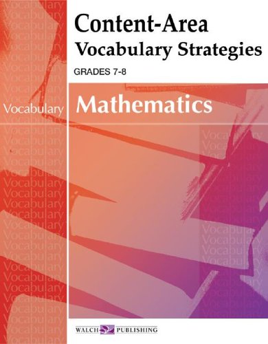 Amazon.com: Content-area Vocabulary Strategies For Mathematics (Content ...