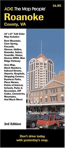 ADC Roanoke County, VA [Idioma Inglés] : ADC the Map People: Amazon.es ...
