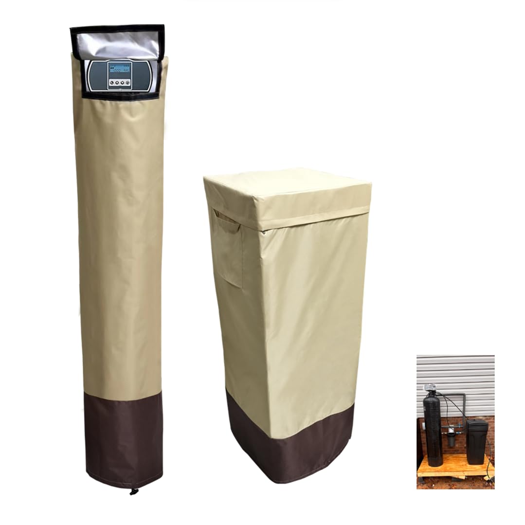 Amazon.com : Water Softener Covers for Outside Units,16’’D×35’’H,11’’D× ...