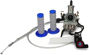 Amazon.com: JFG RACING PZ30 30mm Carburetor Power Jet Accelerating Pump + Visiable Throttle ...