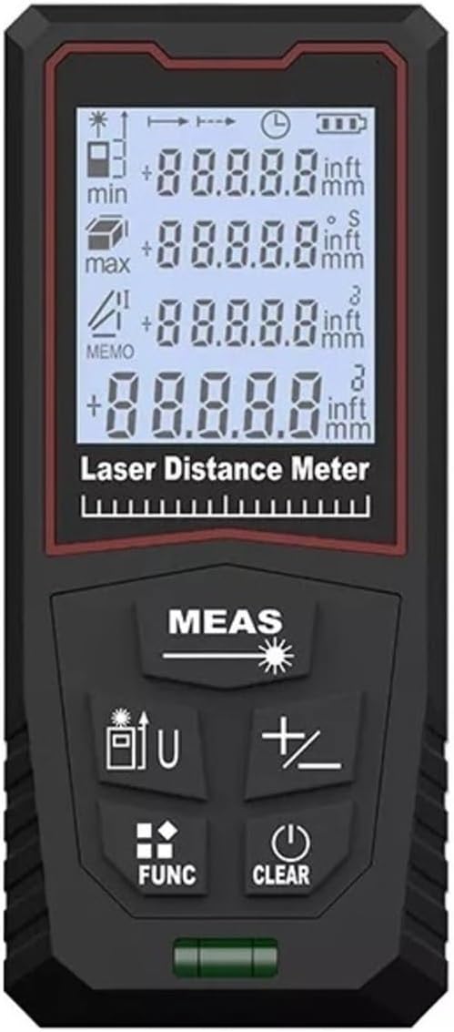 XPR3SS Rechargeable Ultra Mini Compact Laser Distance Meter Range ...