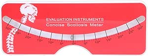Amazon.com: Scoliosis Test Meter Scoliosis Measuring Tool 0-30 ...