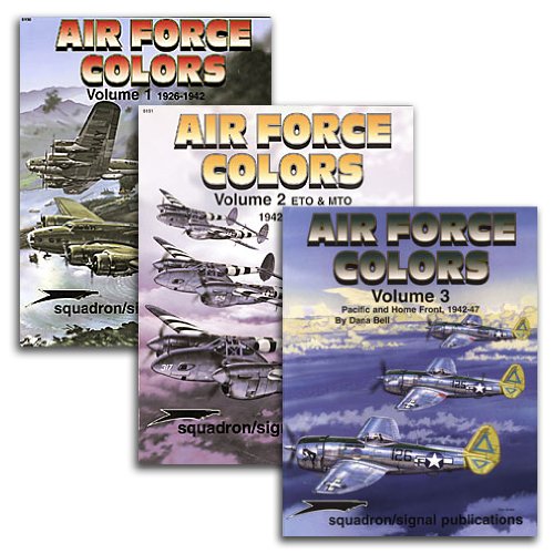 Air Force Colors, Vol 1-3: 1926-1947 (3 vol set): Dana Bell: Amazon.com ...