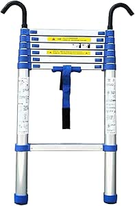 Aluminum Telescoping Ladder, Extension Ladder, 8m/ 7m/ 6m/ 5m/ 4m/ 10FT ...