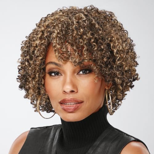 Amazon.com : Especially Yours Esela Human Hair Blend Wig Mid-Length Bob ...