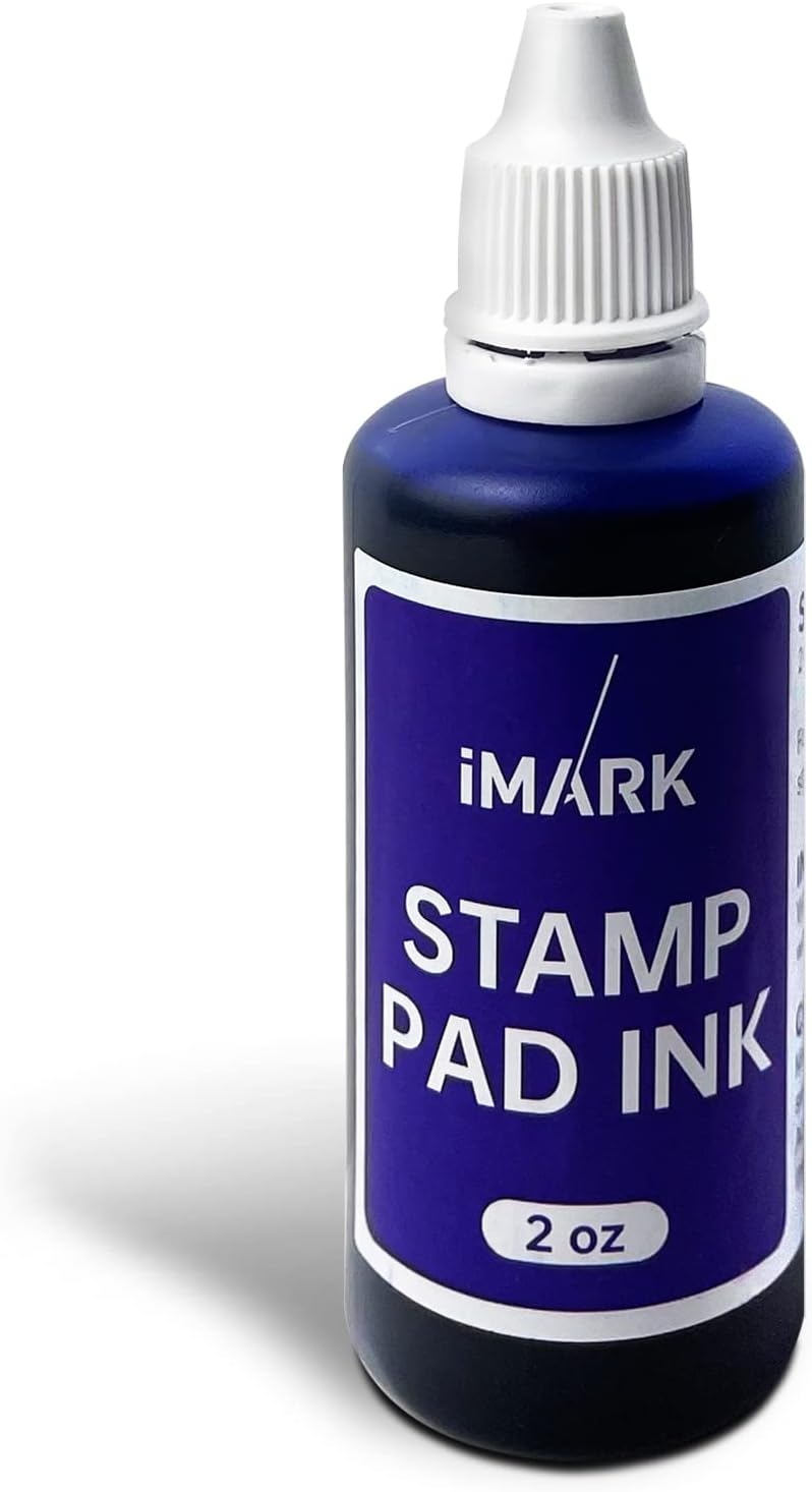 Amazon.com : iMARK Premium Refill Ink for Self-Inking Stamps, Daters ...
