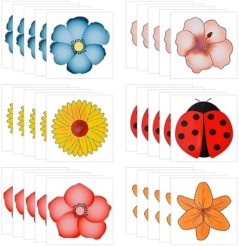 30 Pieces Fly Trap Window Stickers, Floral Style Fly Killer for Home ...