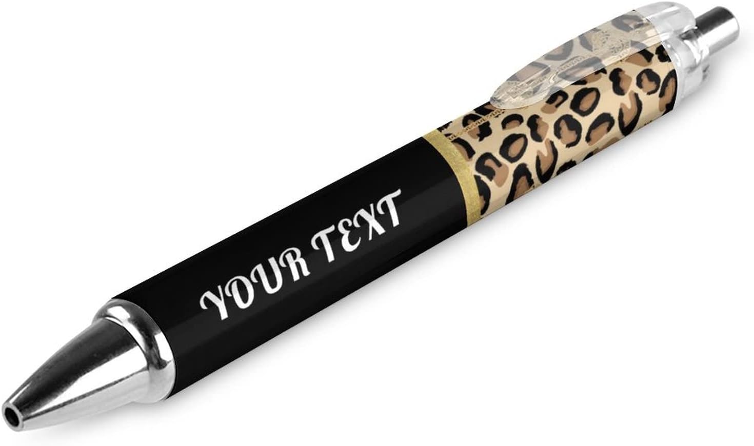 Amazon.com : Personalized Custom Vintage Leopard Print Pens with Stylus ...