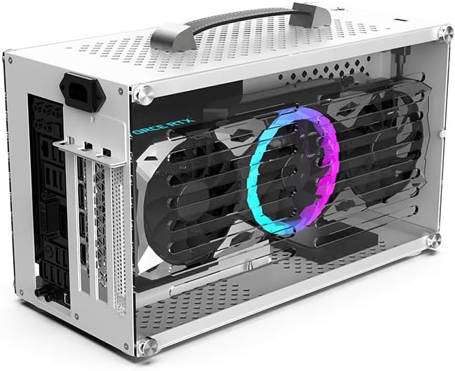 HB-I100 Mini Portable ITX Computer Case,Mini-Tower CASE, Full Side ...