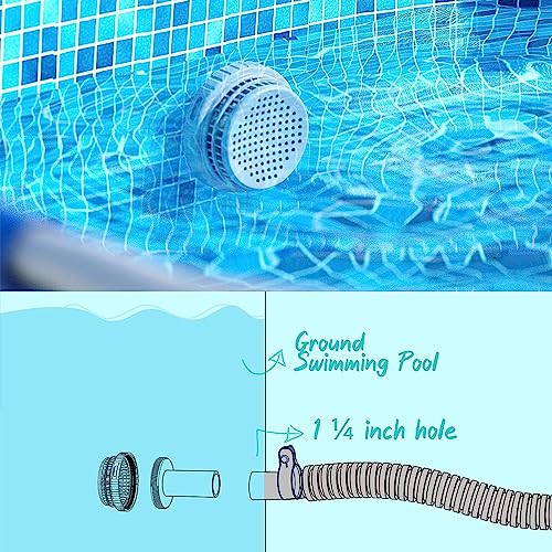COLEESON Pool Water Jet Connector Kit, 25022E Swimming Pool Nozzle Hose ...