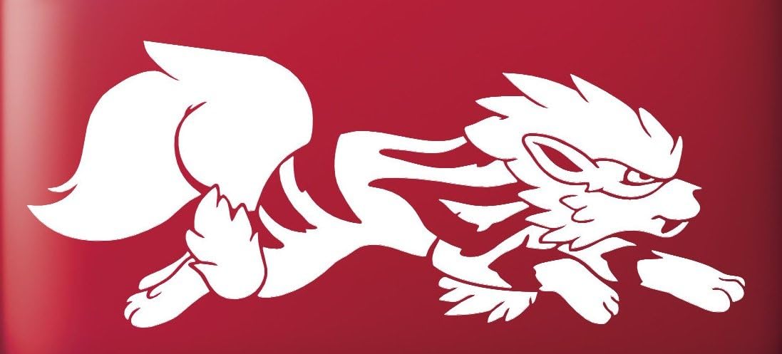 Amazon.com: Pokemon Arcanine Car Window Wall Macbook Notebook Laptop ...