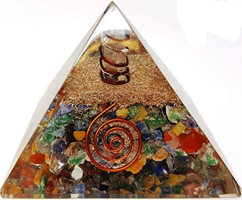 Amazon.com: 7 Chakra Crystal Tree of Life Orgone Pyramid Kit EMF ...