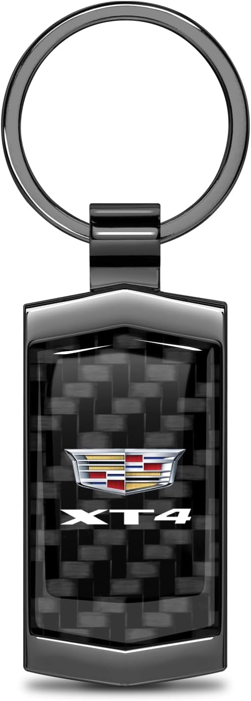 Amazon.com: iPick Image for Cadillac XT4 Logo Real 3K Carbon Fiber ...