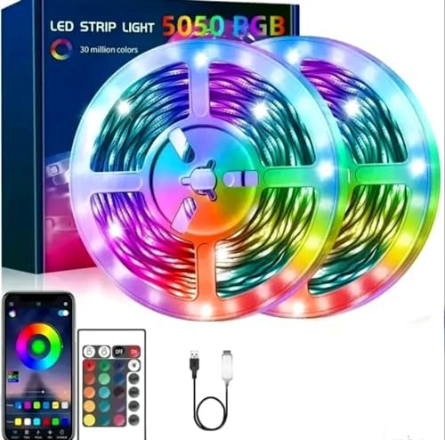 USB Powered LED Strip Lights, 5M, RGB 5050,16 million colors, RGB, Led ...