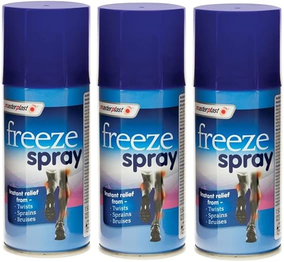 3X 150ml Freeze Spray for Muscle Sprains & Sports Injury Instant Relief ...