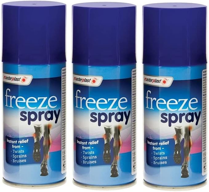 3X 150ml Freeze Spray for Muscle Sprains & Sports Injury Instant Relief ...