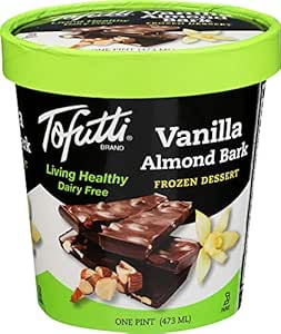 Amazon.com : Tofutti dessert Premium Vanilla Almond dairy free, 16 oz ...