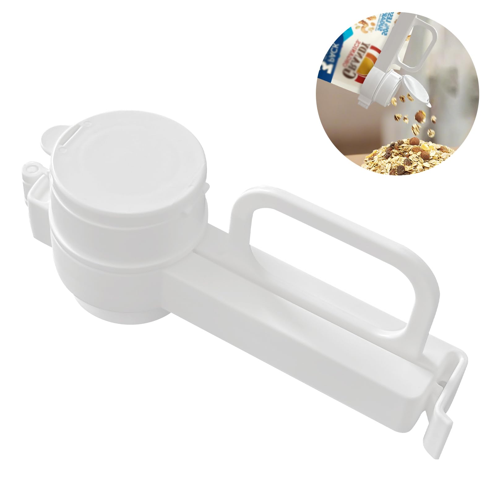 Amazon.com: Chaokant Bag Clips with Pour Spout, Food Bag Sealing Clip ...