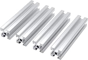 Amazon.com: 4pcs/lot Aluminum Profile Extrusion, 100mm 200mm 400mm ...