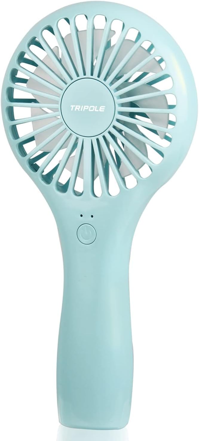 Amazon.com: TriPole Mini Handheld Fan Battery Operated Small Personal ...