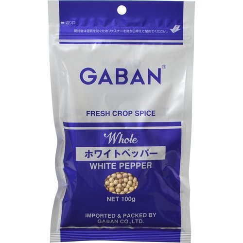 Amazon.com : GABAN white pepper Hall 100g : Grocery & Gourmet Food