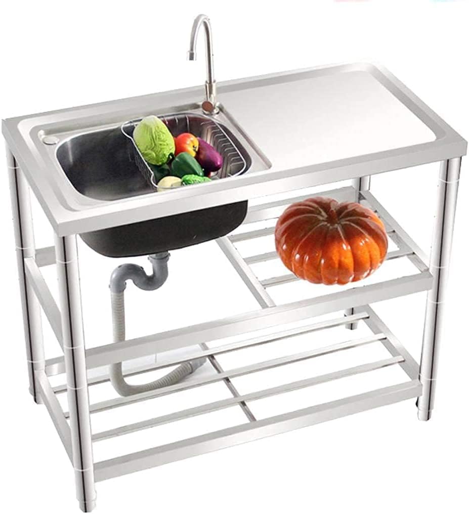 Amazon.com: Riyyow Sink, Vegetable Sink, Single Sink, Vertical Sink ...