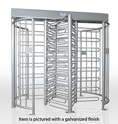 Turnstile, Double Full Height Turnstile, Powder Coat Bi-Directional ...