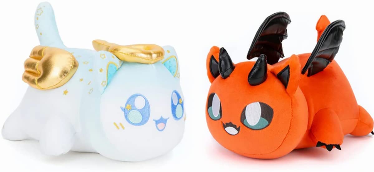 Thia Aphmau Plushies Meemeows Angel And Demon Cat Plushie Aphmau ...