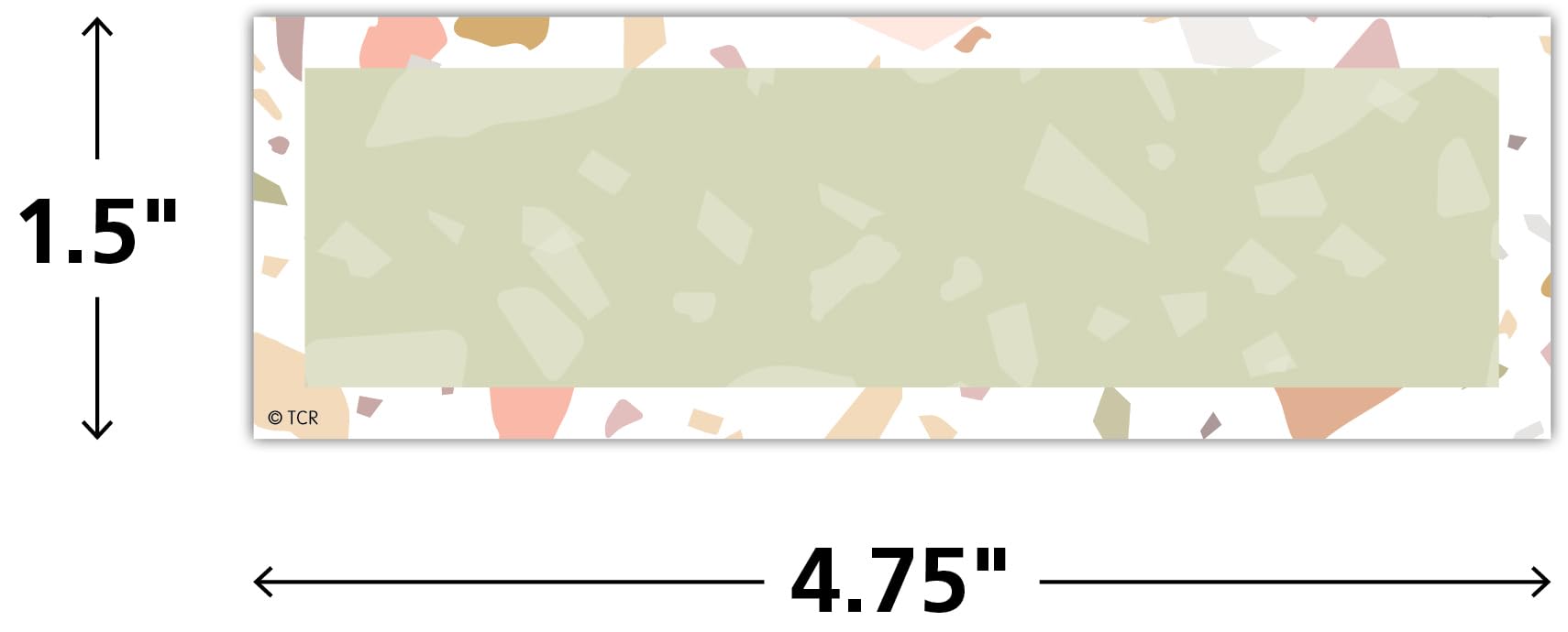 Name Plates Terrazzo Tones - Classroom Name Tags For Students (36 Pack ...