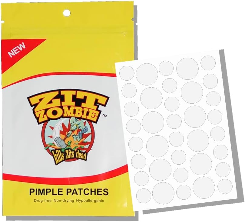 Amazon.com: ZIT ZOMBIE™ Pimple Patches - Hydrocolloid Pimple Patch for ...