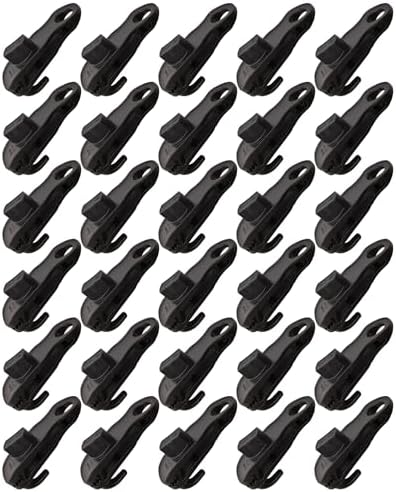 30 Pcs Tarp Clips Heavy Duty Lock Grip - Tarpaulin Clips and Clamps for ...
