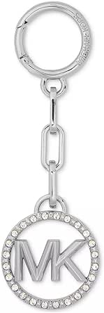 Amazon.com: Michael Kors MK Circle Pave Key Charm, Silver : Clothing ...