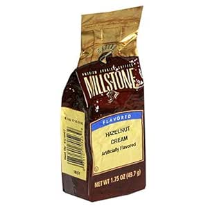 Amazon.com : Millstone Hazelnut Cream Ground Coffee, 1.75 Ounce Bags ...